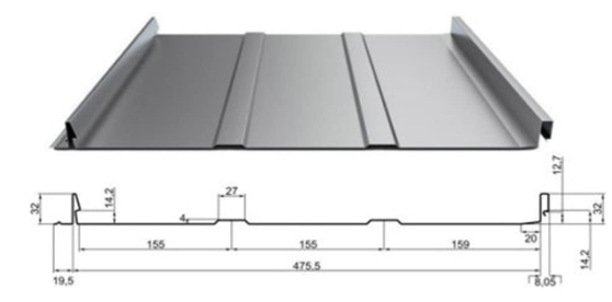 Metal standing seam self lock, snap lock roofing panel rolling forming machine - ZTRFM