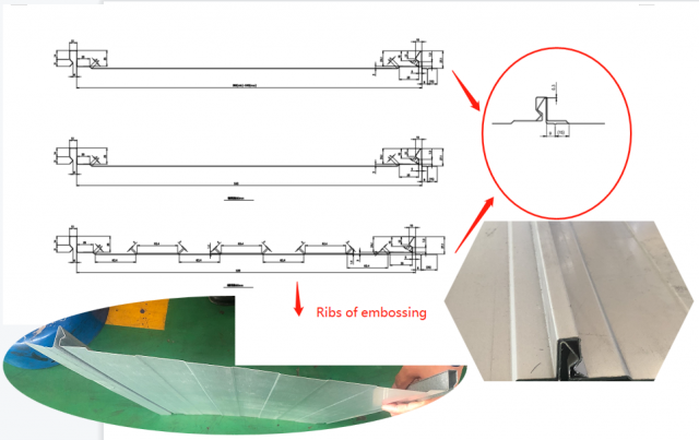 680 Linear self lock standing seam panel rolling forming machine - ZTRFM